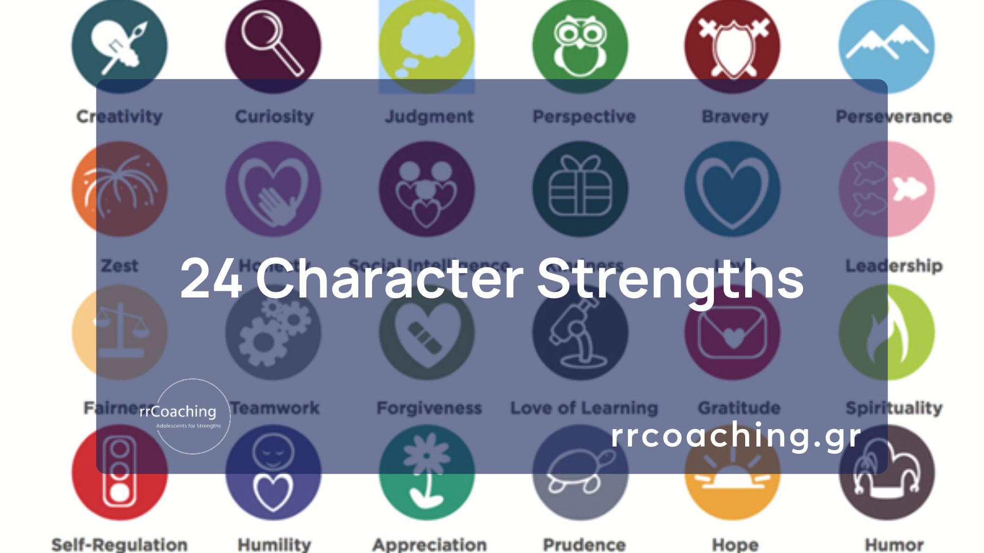 24 Character Strengths | rrCoaching